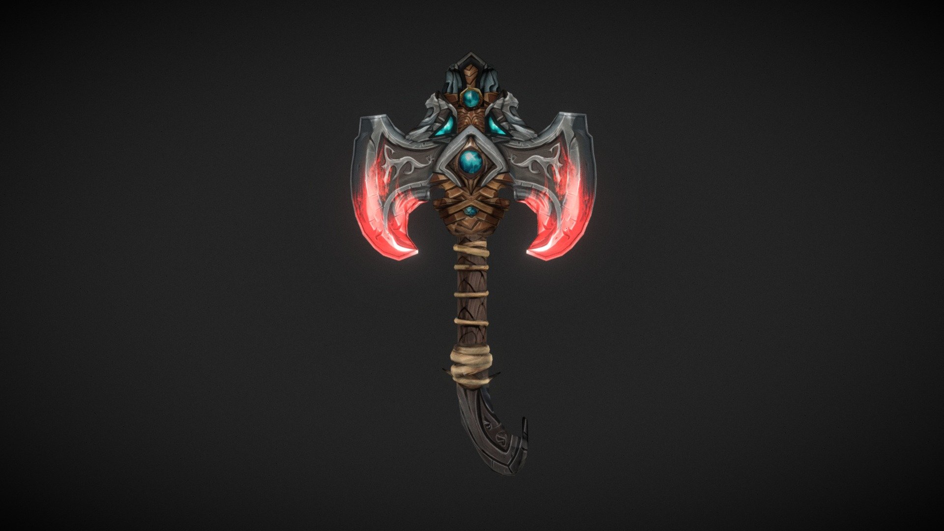 Axe Handpainted Texture Stylized Lowpoly - Buy Royalty Free 3D model by ...