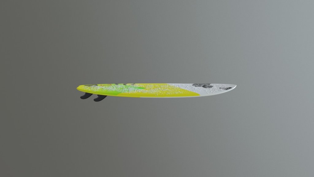 Surfboard_04 - Download Free 3D model by maddisonryder [19f378a] - Sketchfab