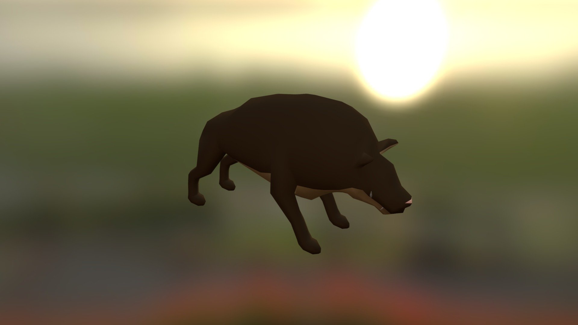 Low Poly Warg (The Hobbit) - Download Free 3D model by aushtonk ...