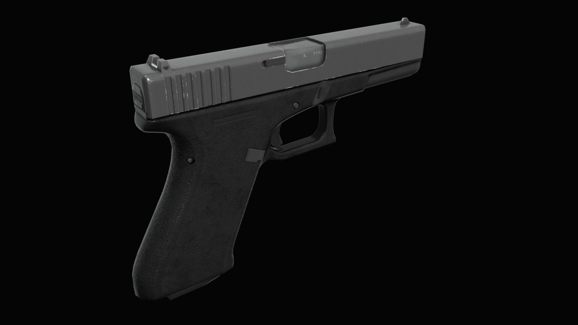 Glock 17 - Generation 1 - 3D model by Elijah Mugrage (@elijahMM ...