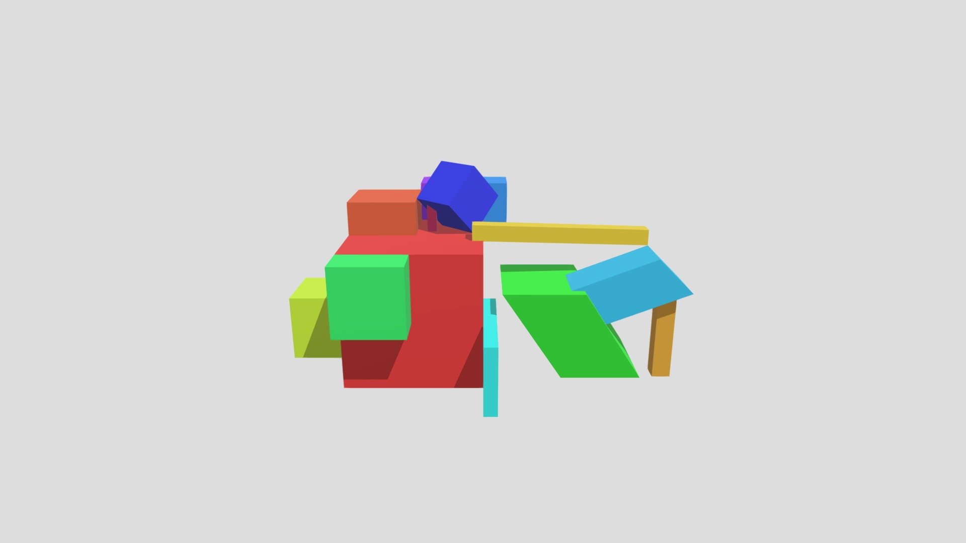 Colorful Abstract Rock Formation - Download Free 3D model by Andre B. L ...