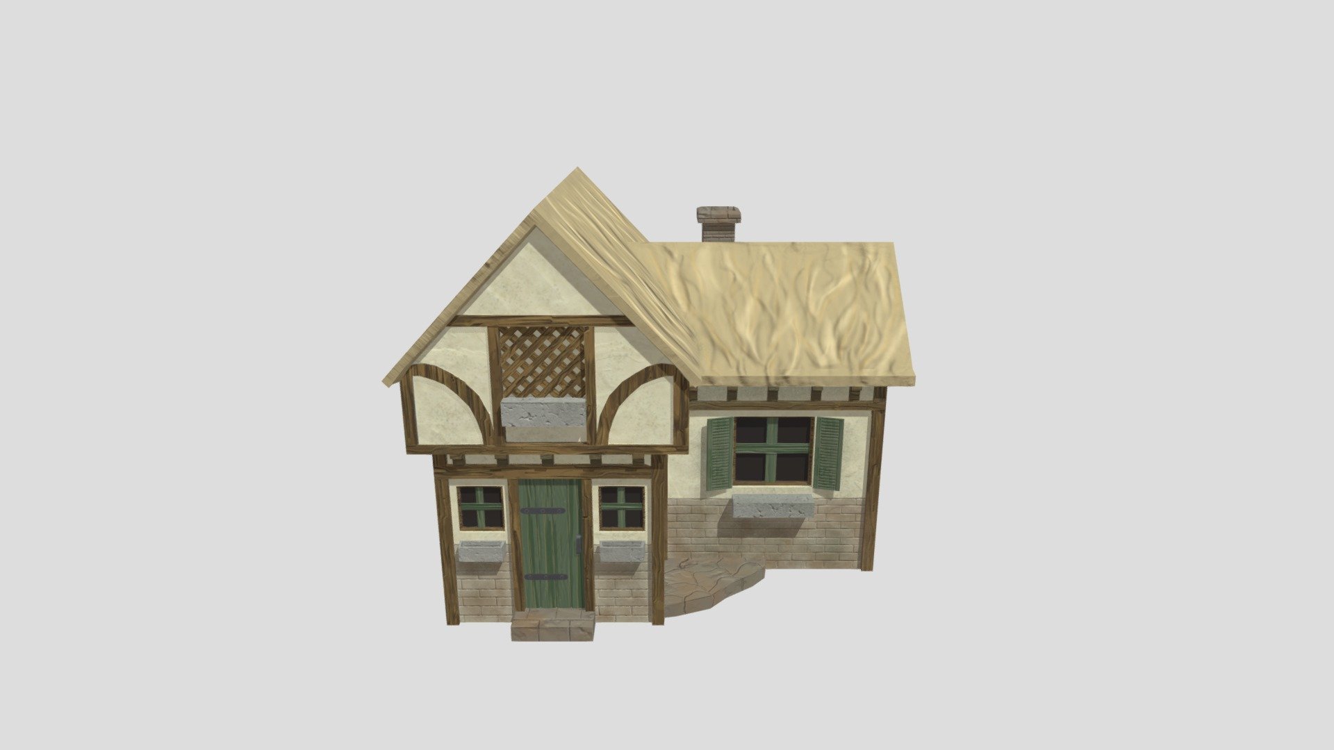 Cottage WIP- Week2 - 3D model by KMLong [19f56d6] - Sketchfab