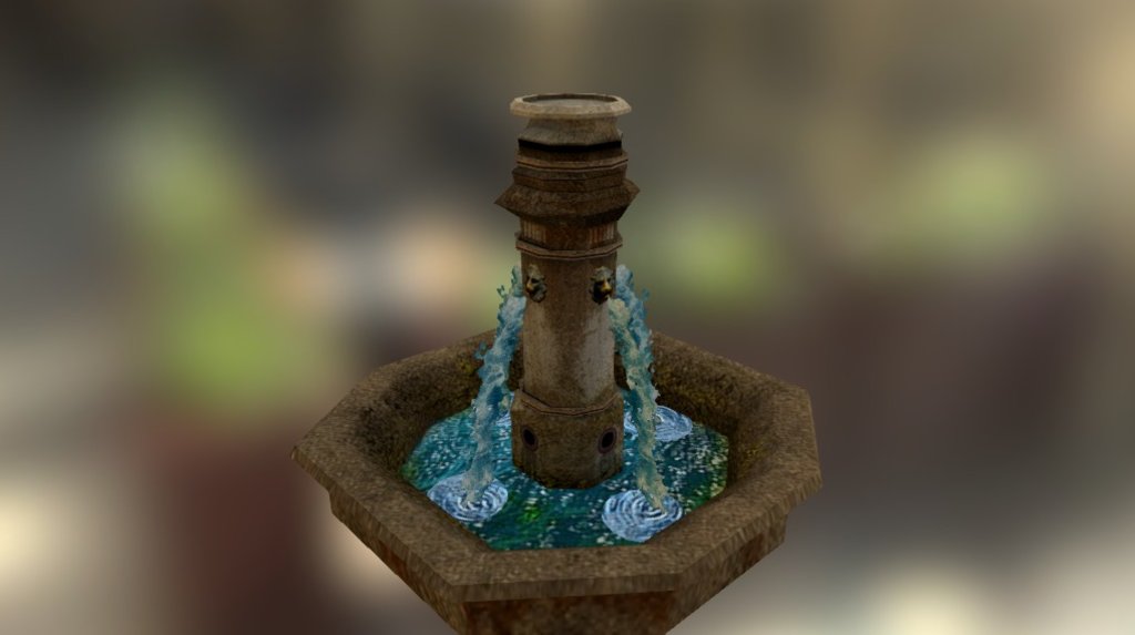 Fountain - 3D model by jeremy.vansnick [19f5aae] - Sketchfab