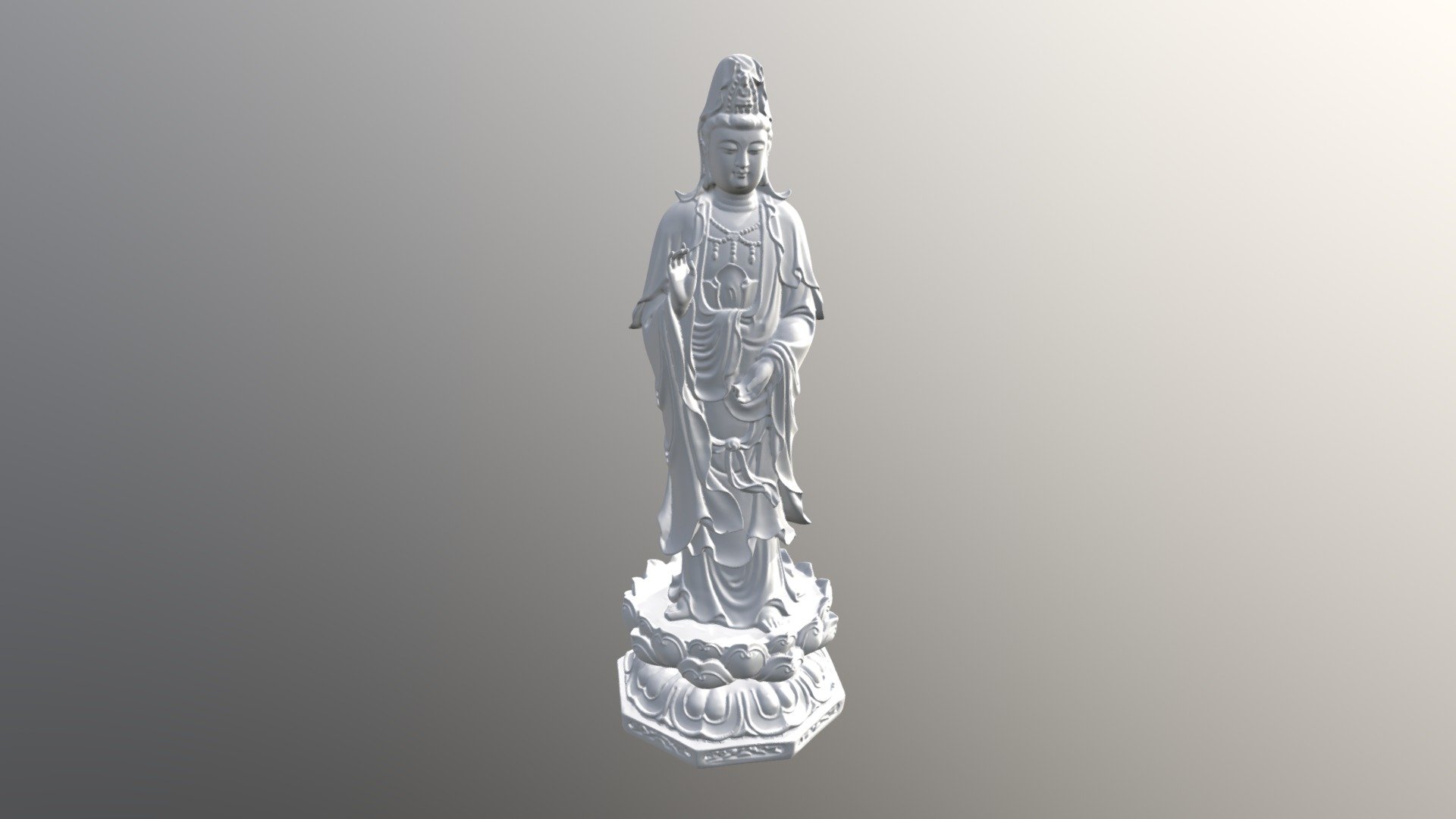 Goddess of Mercy - 3D model by seeww [19f5b7b] - Sketchfab