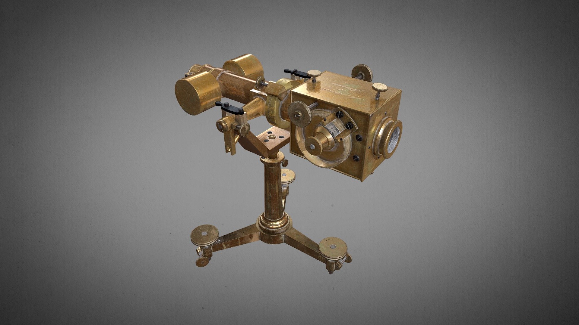 Ophthalmometer nach H. V. Helmholtz © ETH Zurich - 3D model by Glenda ...