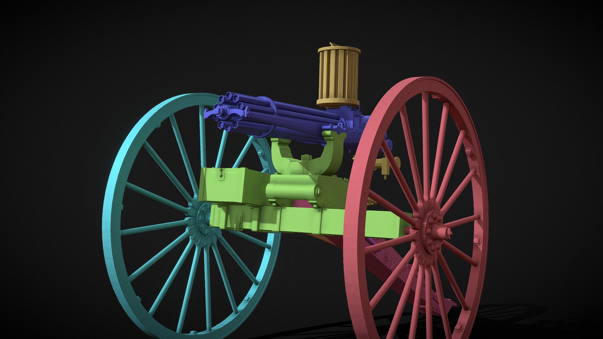 Galting gun - 3d printing - Buy Royalty Free 3D model by Omassyx ...