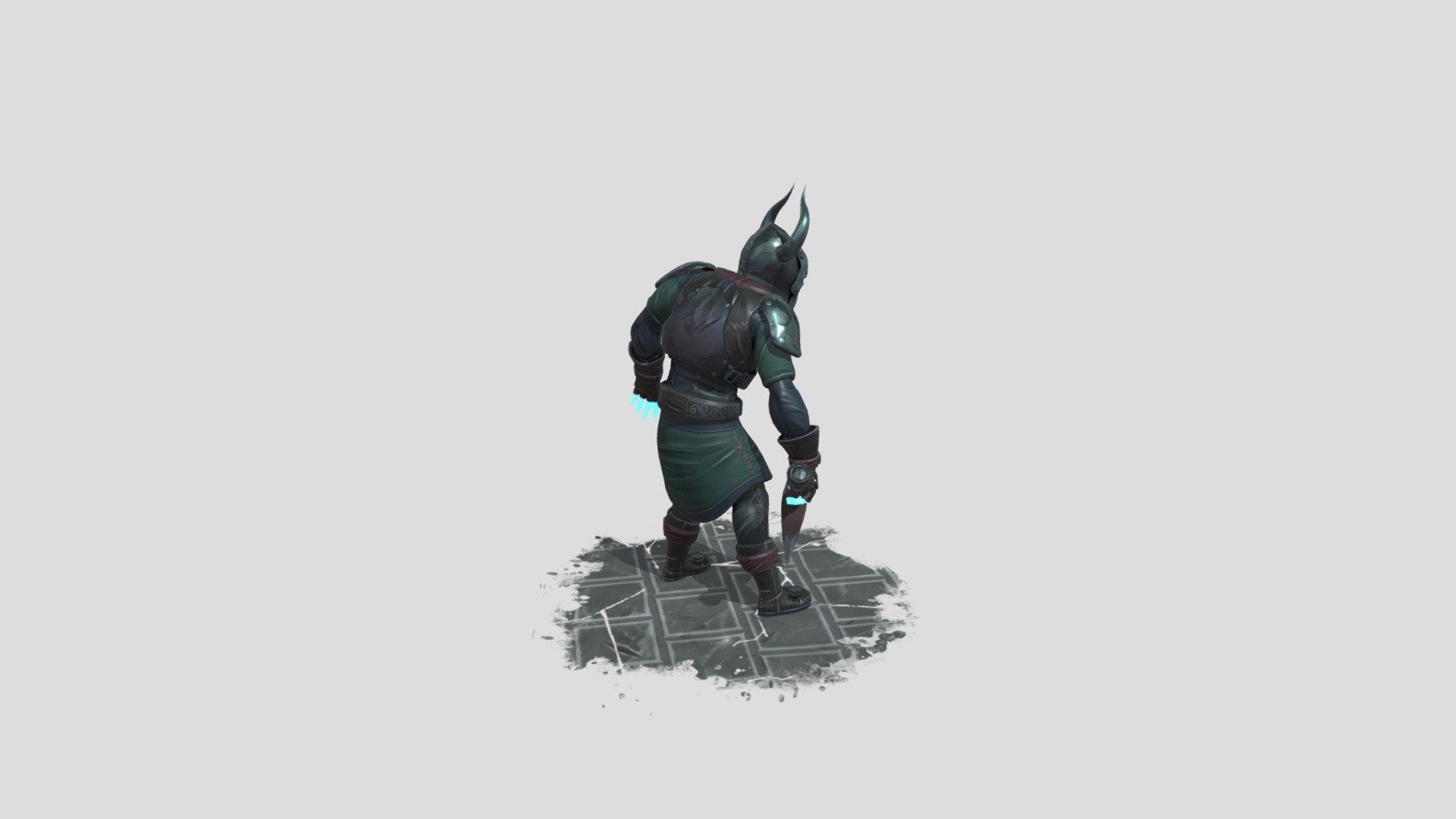 stylized__wraith_knight__death_warrior - 3D model by qingyiboy [19f79b2 ...