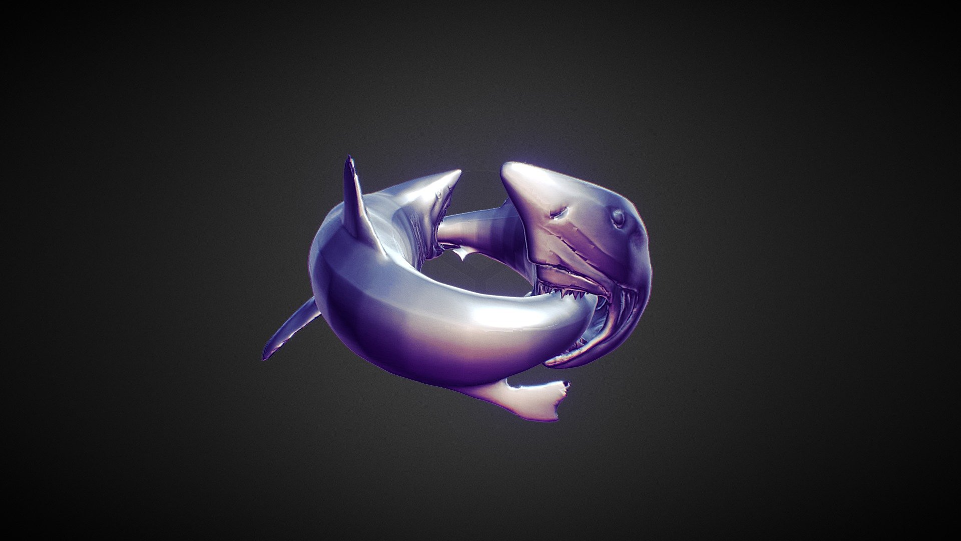 shark_ring - 3D model by SaladeTomateOignons (@salut666) [19f8418 ...