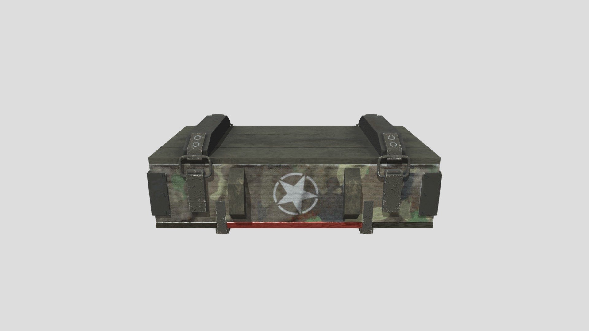 Ammunition Box Model（弹药箱_模型） - Download Free 3D model by 独立游戏Sun ...