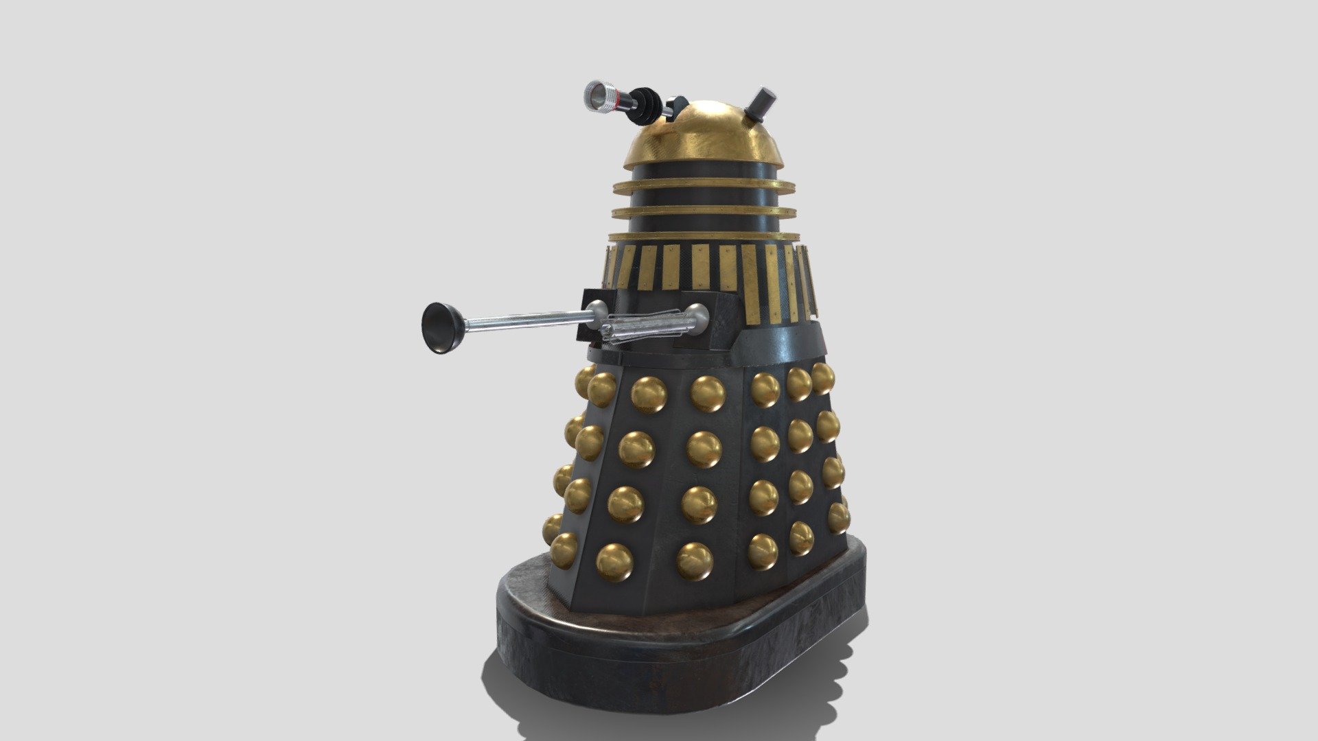 Council Dalek (Planet of the Daleks - 1973) - 3D model by Conor Norwood ...