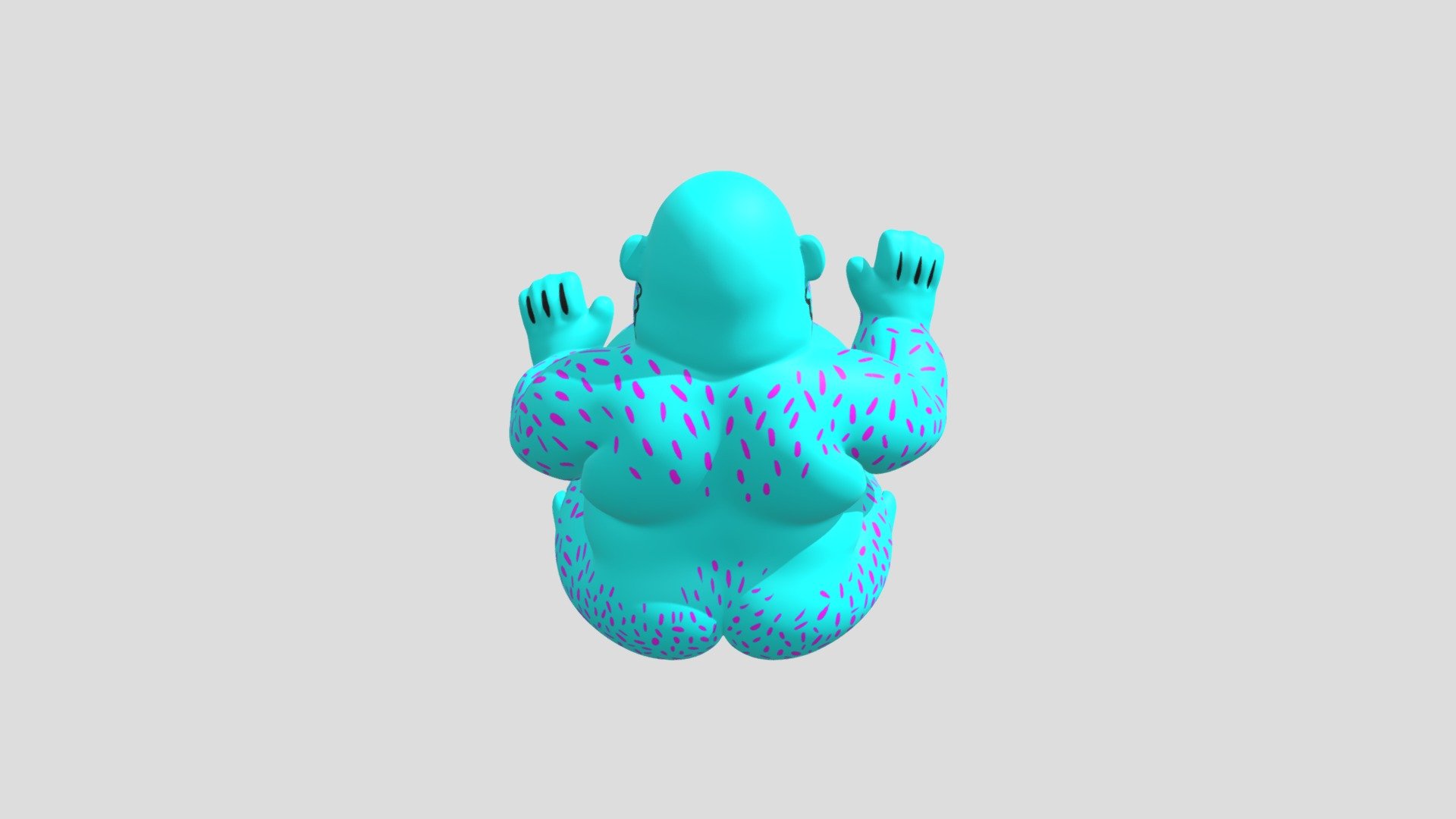 BIG BUB CYAN_MAGENTA - 3D model by bearpad [19fee8b] - Sketchfab