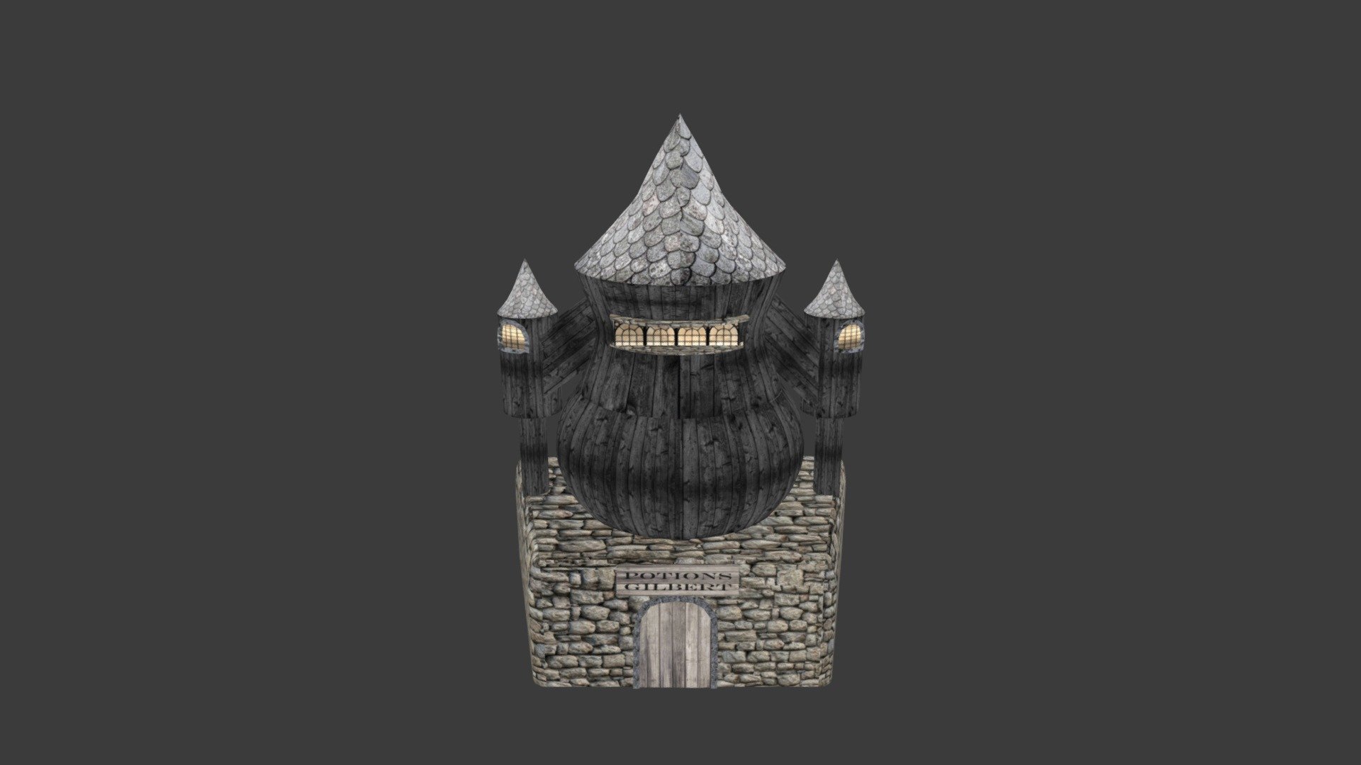 Magasin de potions - Download Free 3D model by Oligil175 [19ff16e ...