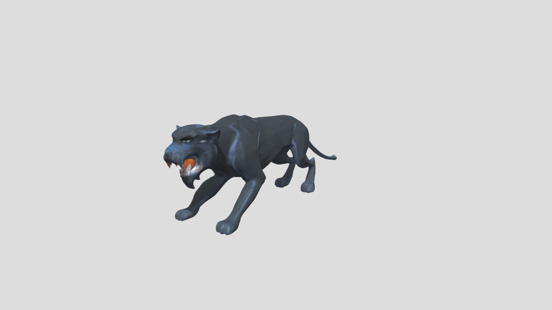 Panther - Download Free 3D model by jackiebatteau [19ff4bd] - Sketchfab