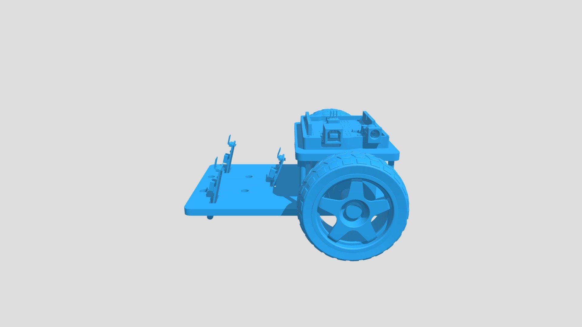 Line Follower Robot 3D Model By CROSTINI 19ffe2c Sketchfab