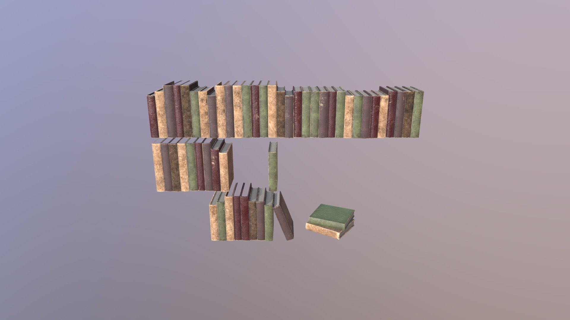 Books - Download Free 3D model by Espen Lindahl (@TheCoffeeCup ...
