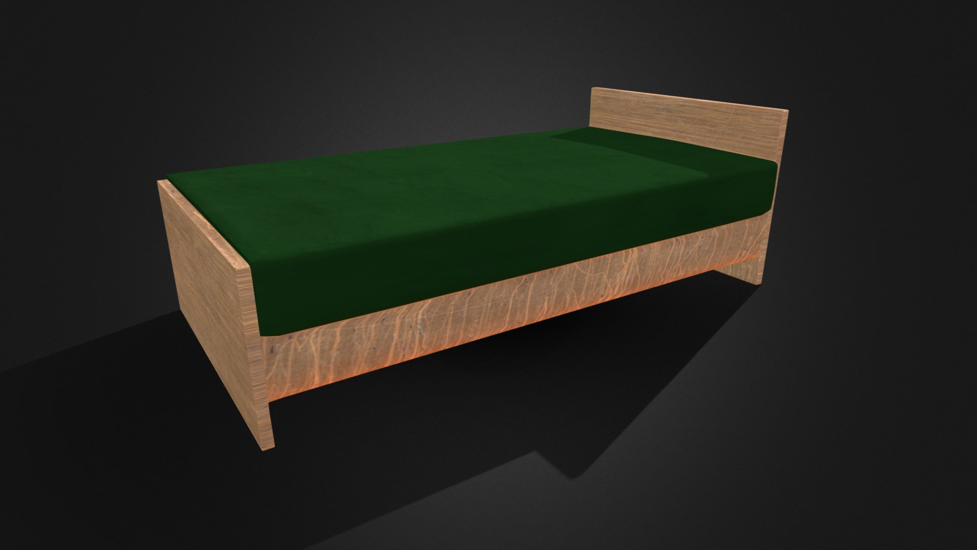 Single Bed - Download Free 3D model by TunderBela [1a02215] - Sketchfab
