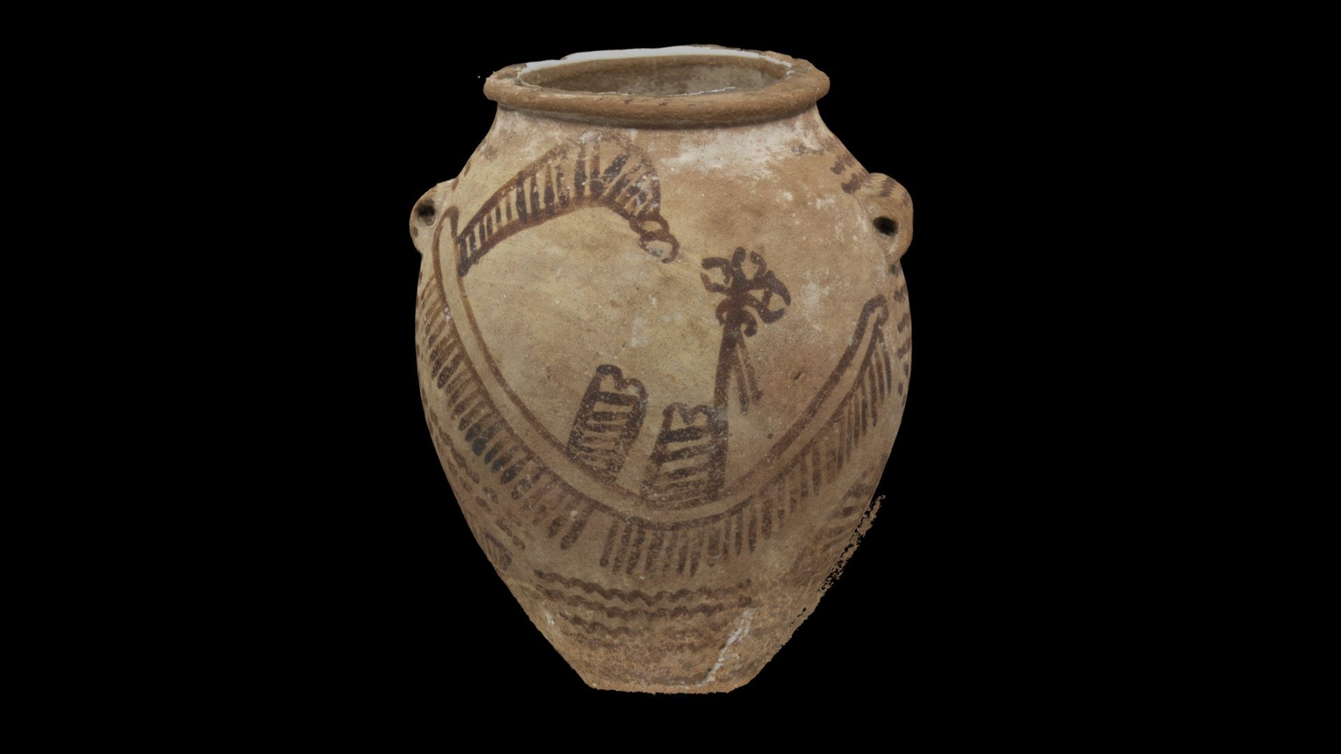 Predynastic Pottery Vessel - 3D model by egyptologystudent [1a0429e ...