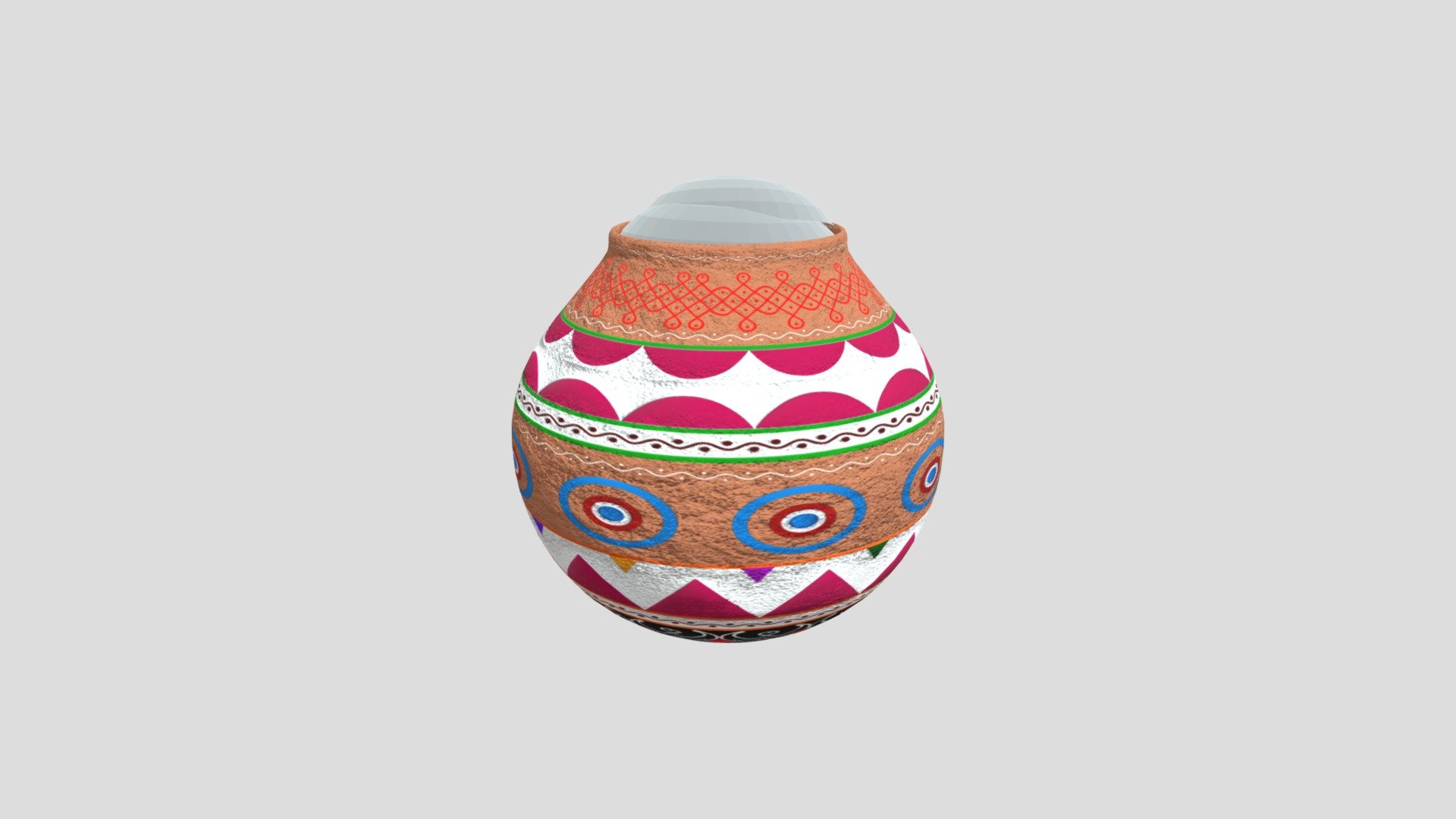 Pongal Pot - Download Free 3D model by rbkavin [1a05dbf] - Sketchfab