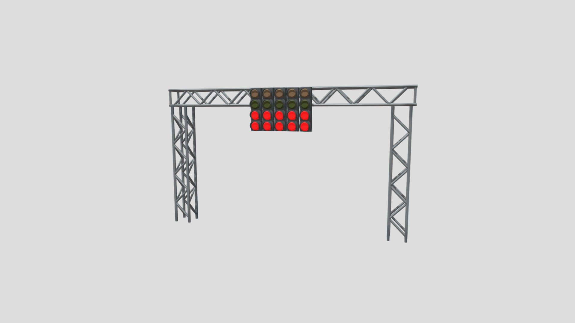 Race start stoplight - 3D model by myrthevdmeulen [1a05edb] - Sketchfab