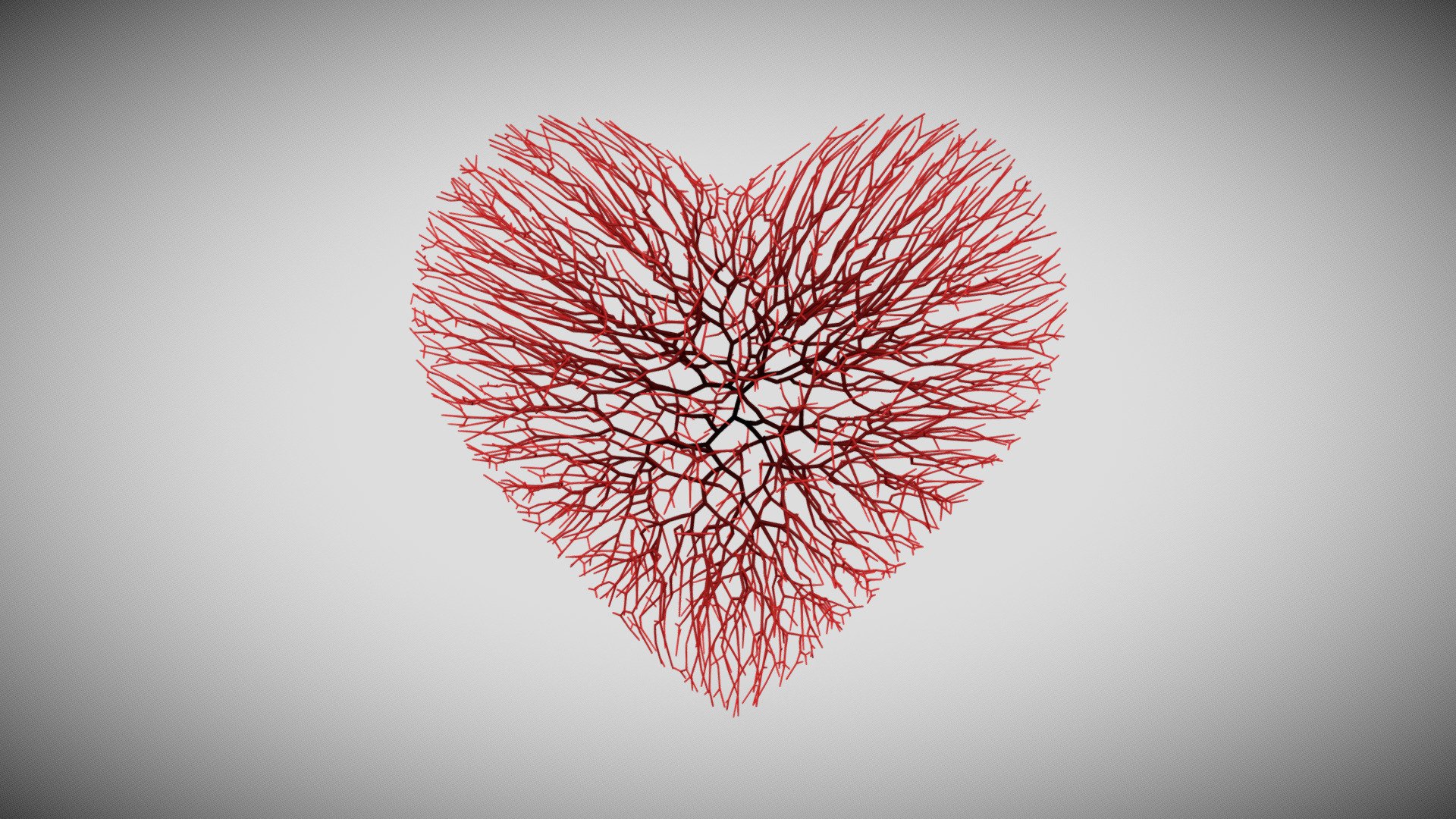 Unrolling Growing Heart Animation. - Buy Royalty Free 3D model by ...