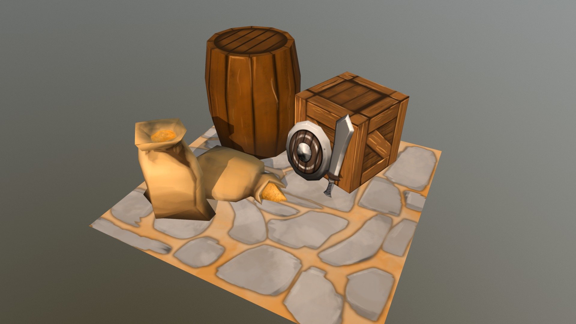 Handpaint Set - 3D model by Lizardsking [1a0885c] - Sketchfab