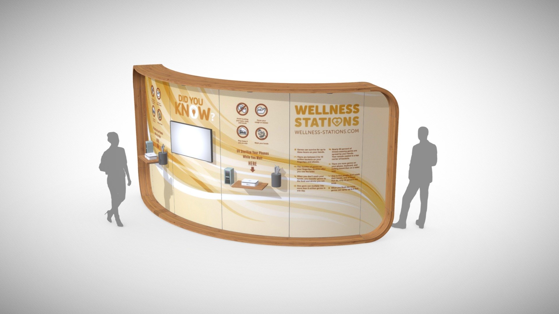 Wellness Station Design - 3D model by ExhibitExperience [1a08b6f ...