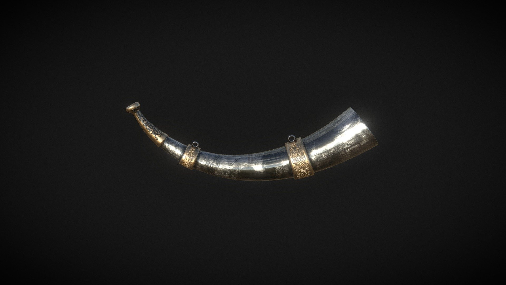 Ancient Viking Horn - 3D model by okansimsek [1a09050] - Sketchfab