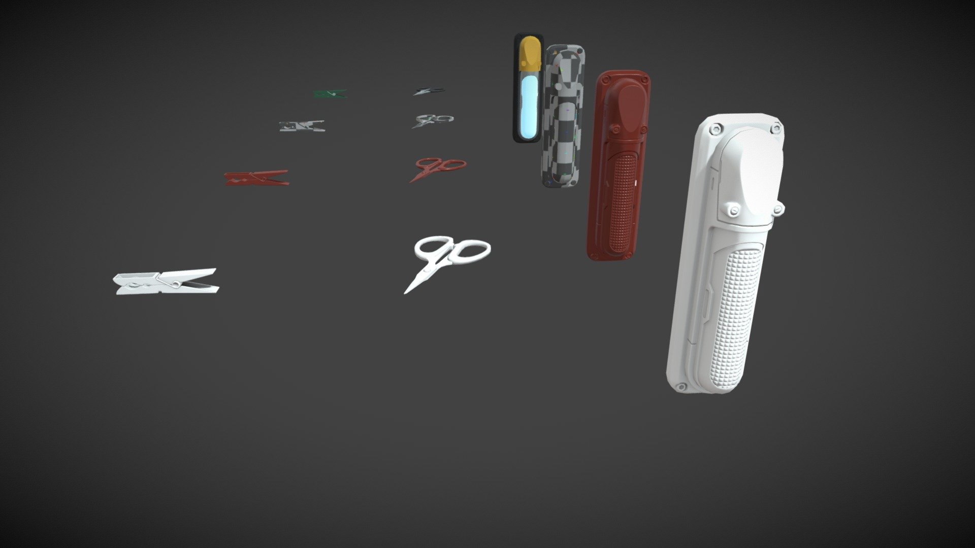XYZ. Draft Punk. Low-Poly / High-Poly / Bake - Download Free 3D model ...