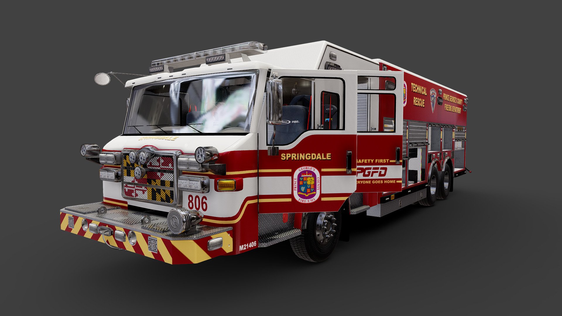 Prince George's County Technical Rescue - 3D model by luisbcompany ...