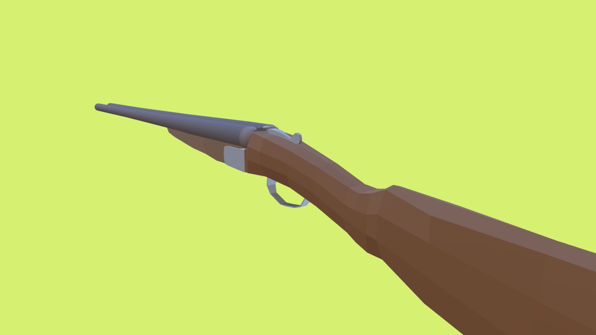 Double Barrel - 3D model by Larkien [1a0c569] - Sketchfab