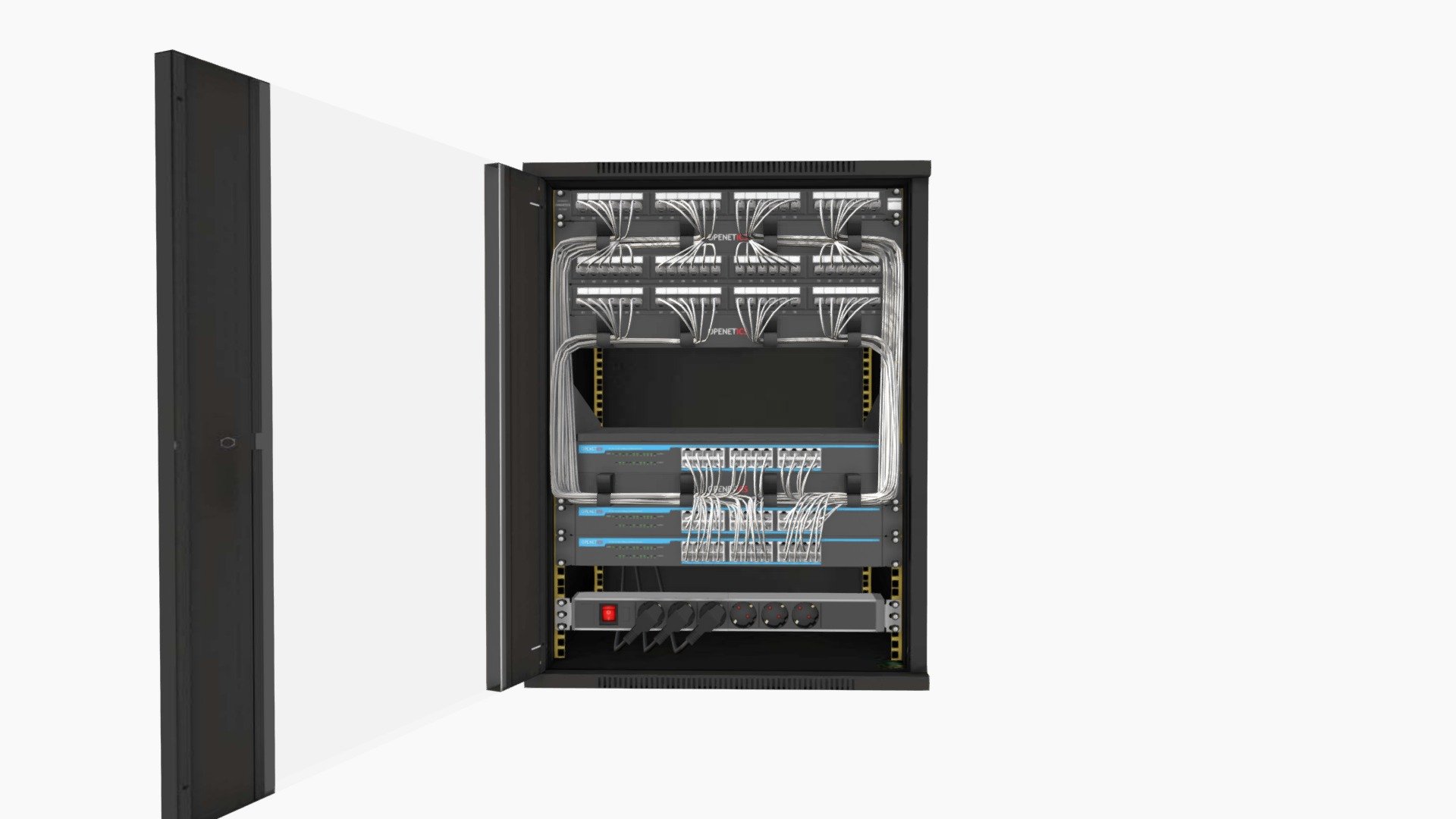 OPENETICS - UniRack 15U - 3D model by OPENETICS [1a0da9d] - Sketchfab