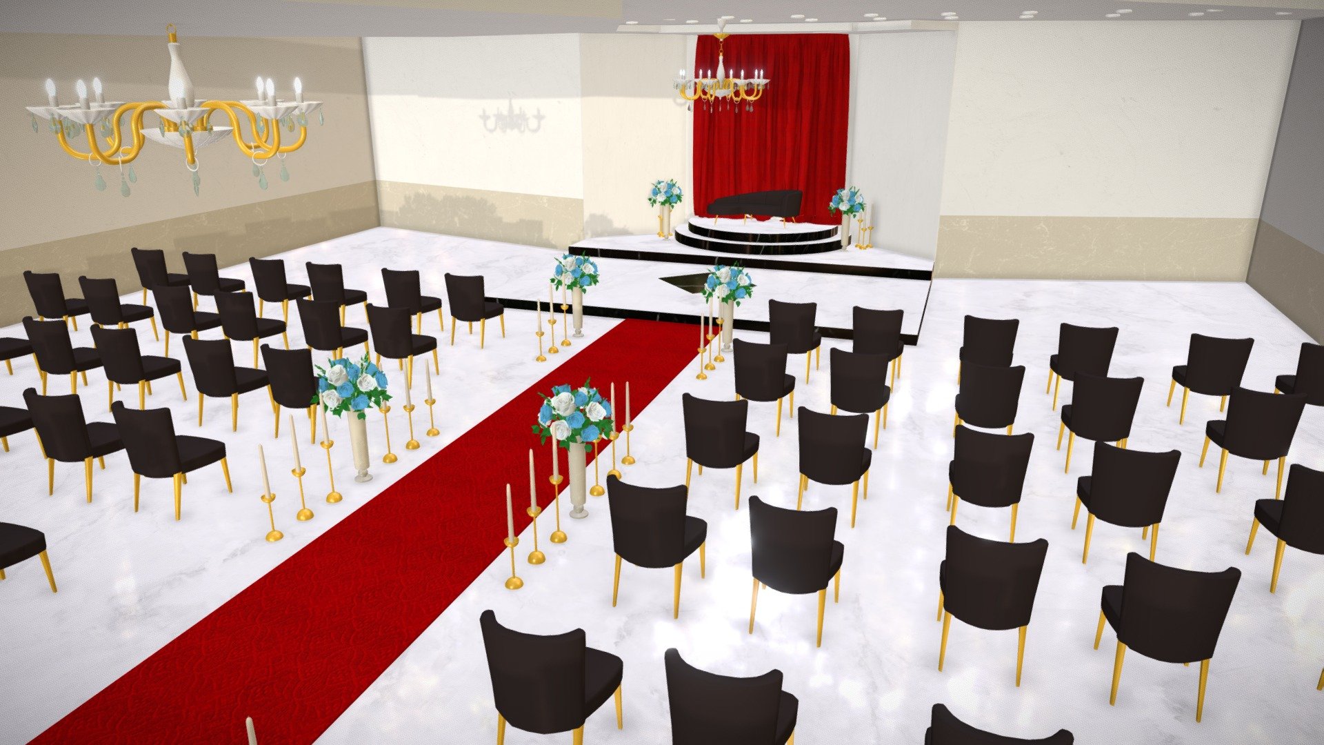 Hall4 - 3D model by l.shawahni [1a0f4f6] - Sketchfab