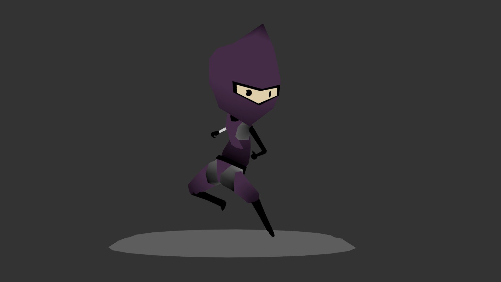 Low Poly Ninja - 3D model by elbert.nathanaeltkg [1a10022] - Sketchfab