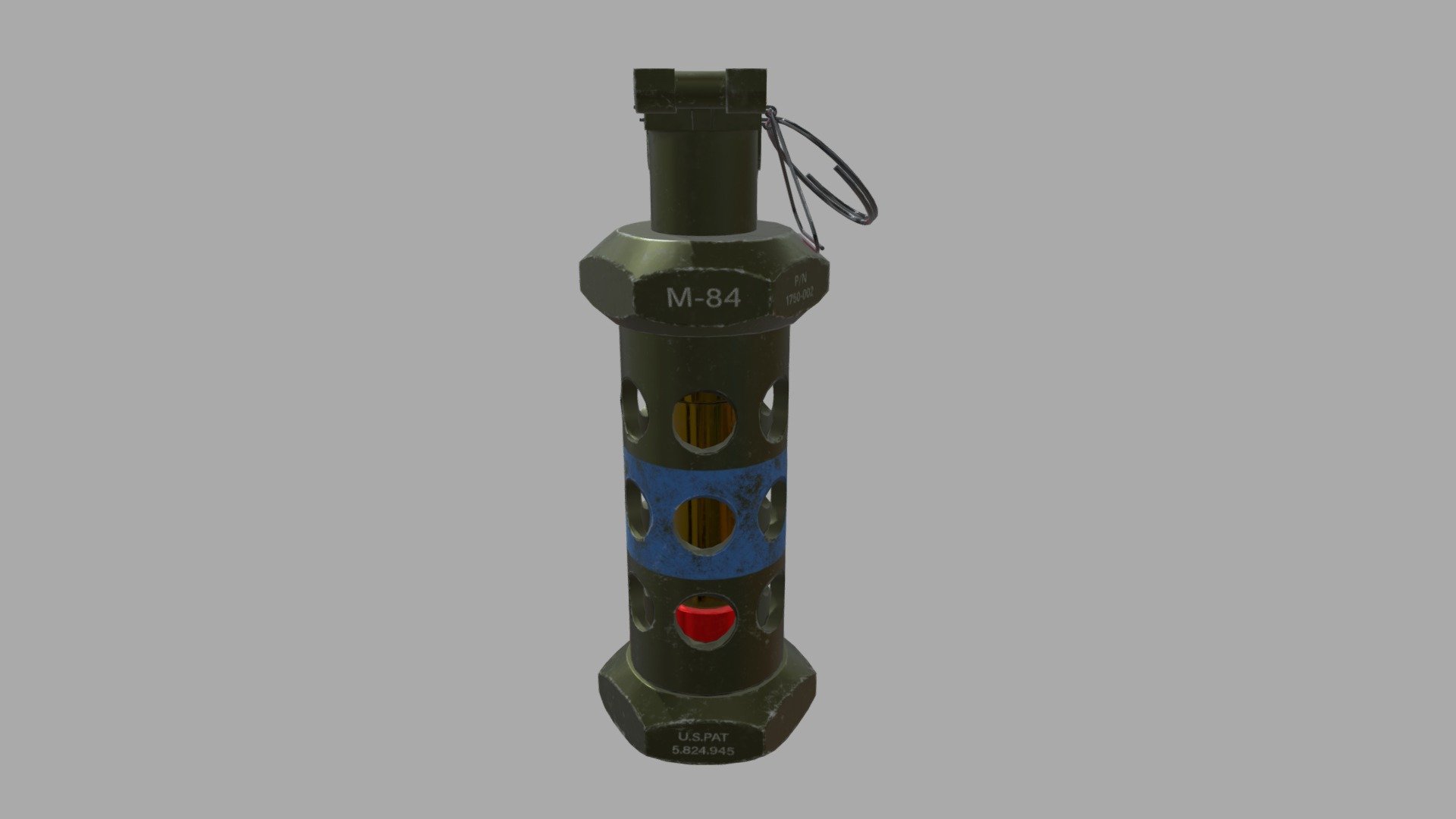 M-84 Flashbang - 3D model by BCSmith3D [1a107f3] - Sketchfab