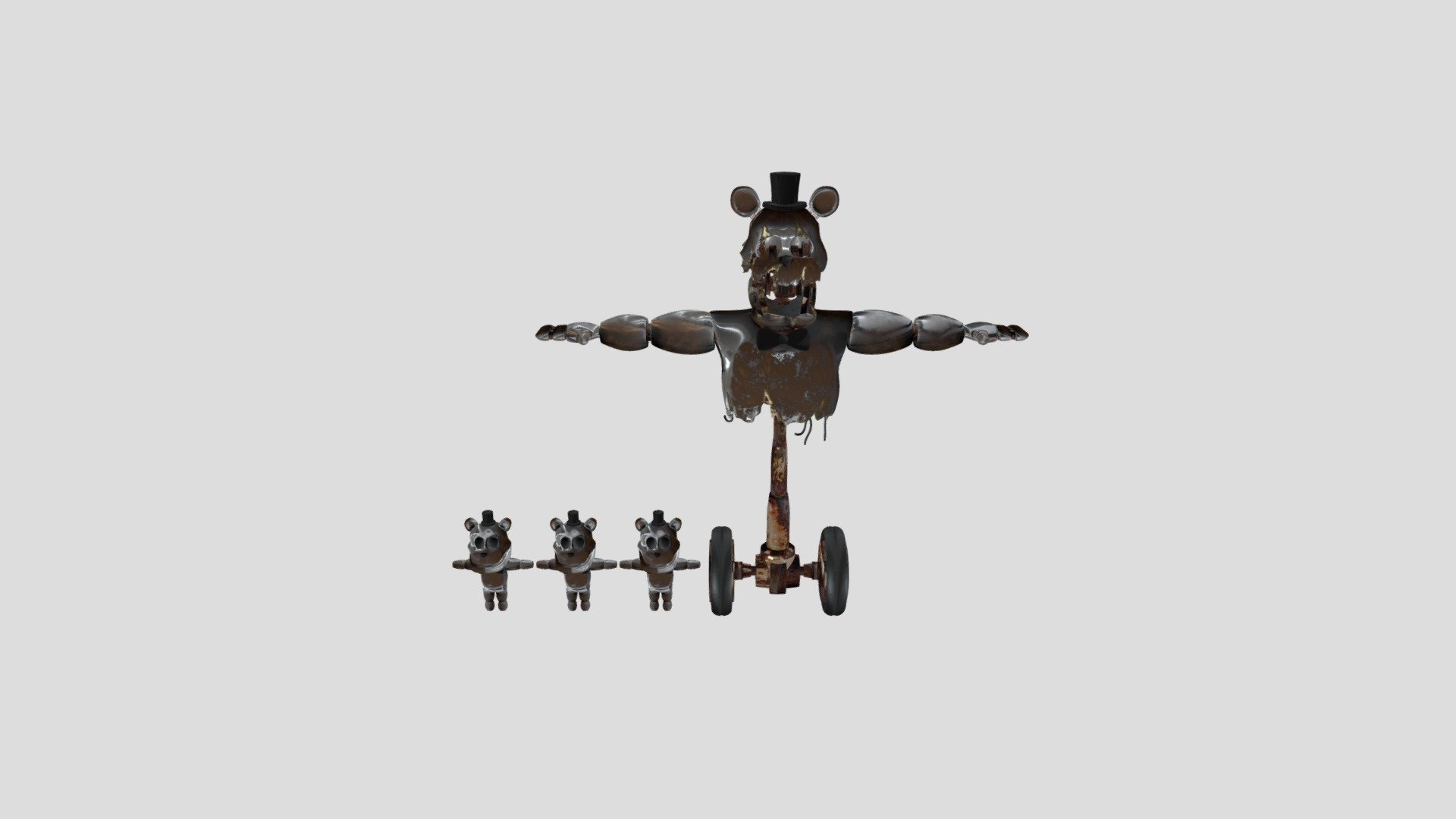 Freddy Stand - Download Free 3D model by GlamStar1987 [1a11e3e] - Sketchfab