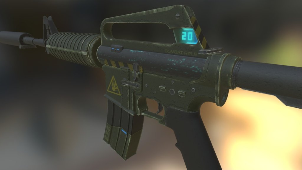 M4a1-S | Mk. II - 3D model by A R E Z (@firexstudio) [1a12151] - Sketchfab