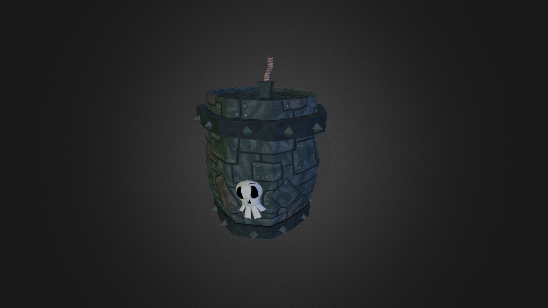 Explosive Barrel - 3D model by rsurroca [1a13a5f] - Sketchfab