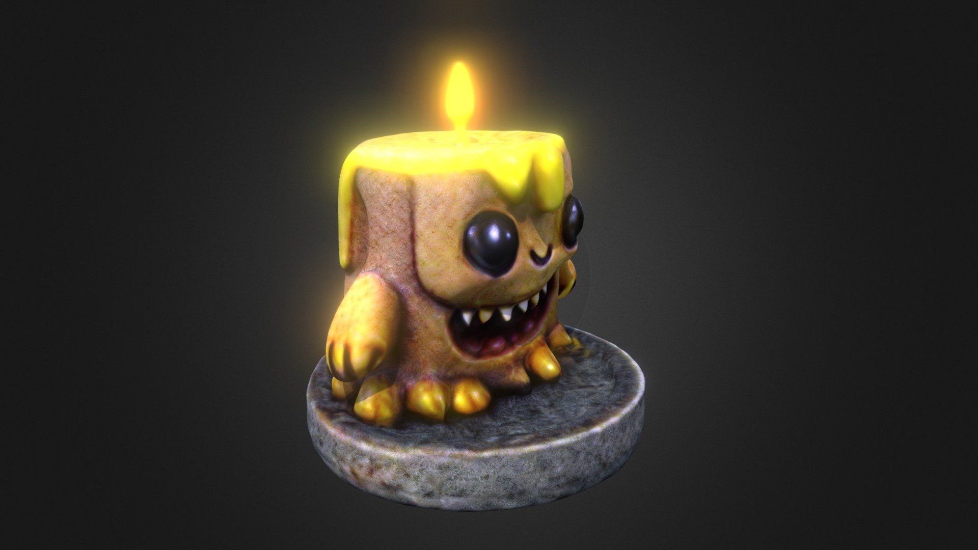 chibi candle - Download Free 3D model by vicente betoret ferrero ...