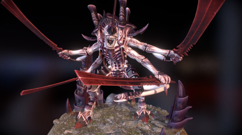 Warhammer40k Swarmlord - Download Free 3D model by Artech ...