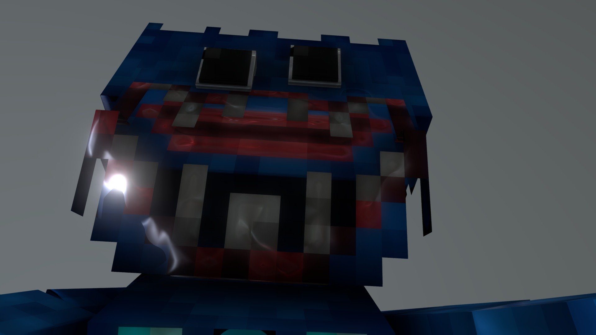 Huggy Wuggy [MINECRAFT] - Download Free 3D model by ArachnoBoy (@vang807) [1a1886d] - Sketchfab
