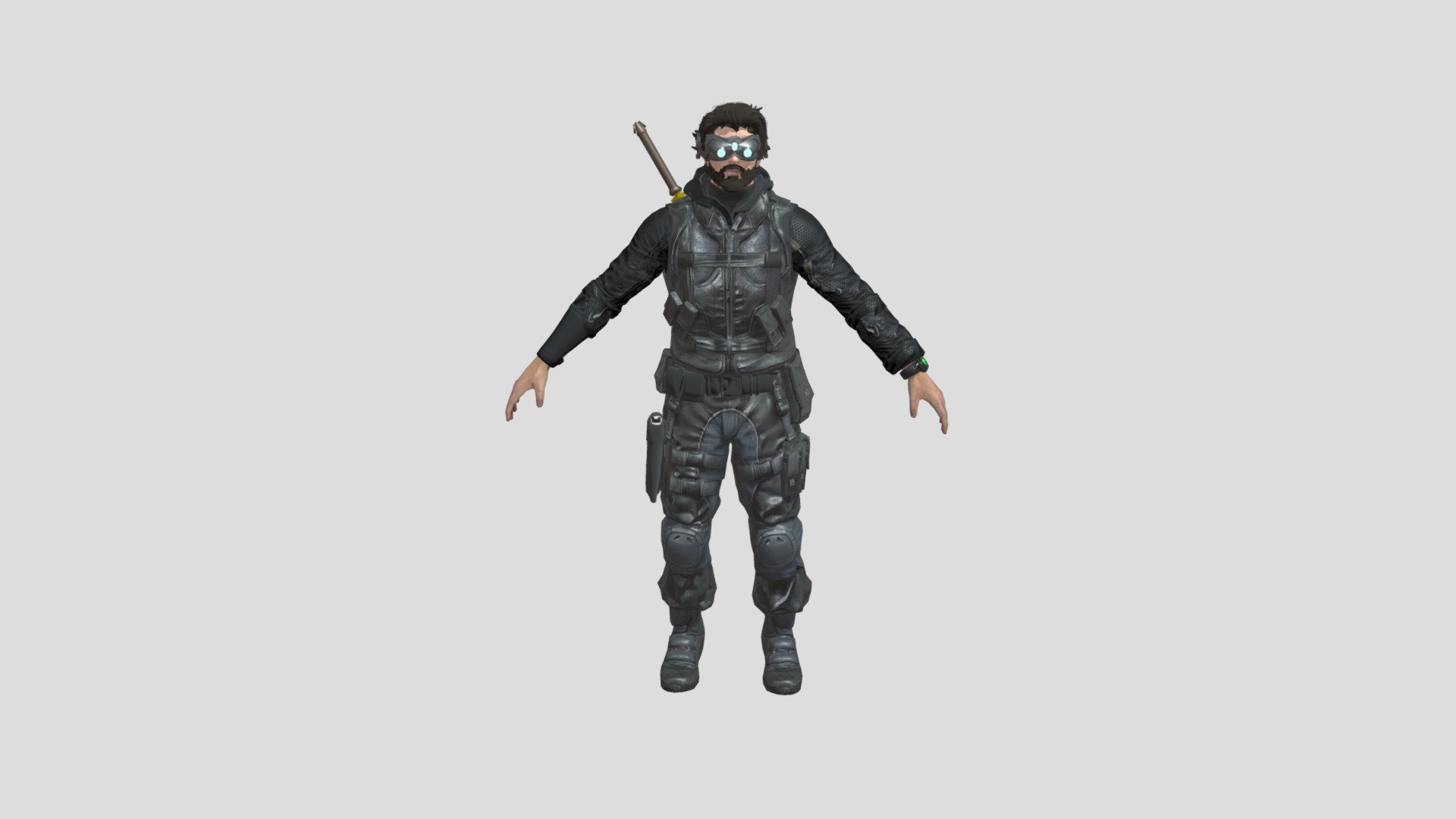 Splinter Cell Eclipse outfit - Download Free 3D model by dj256 [1a19c23 ...