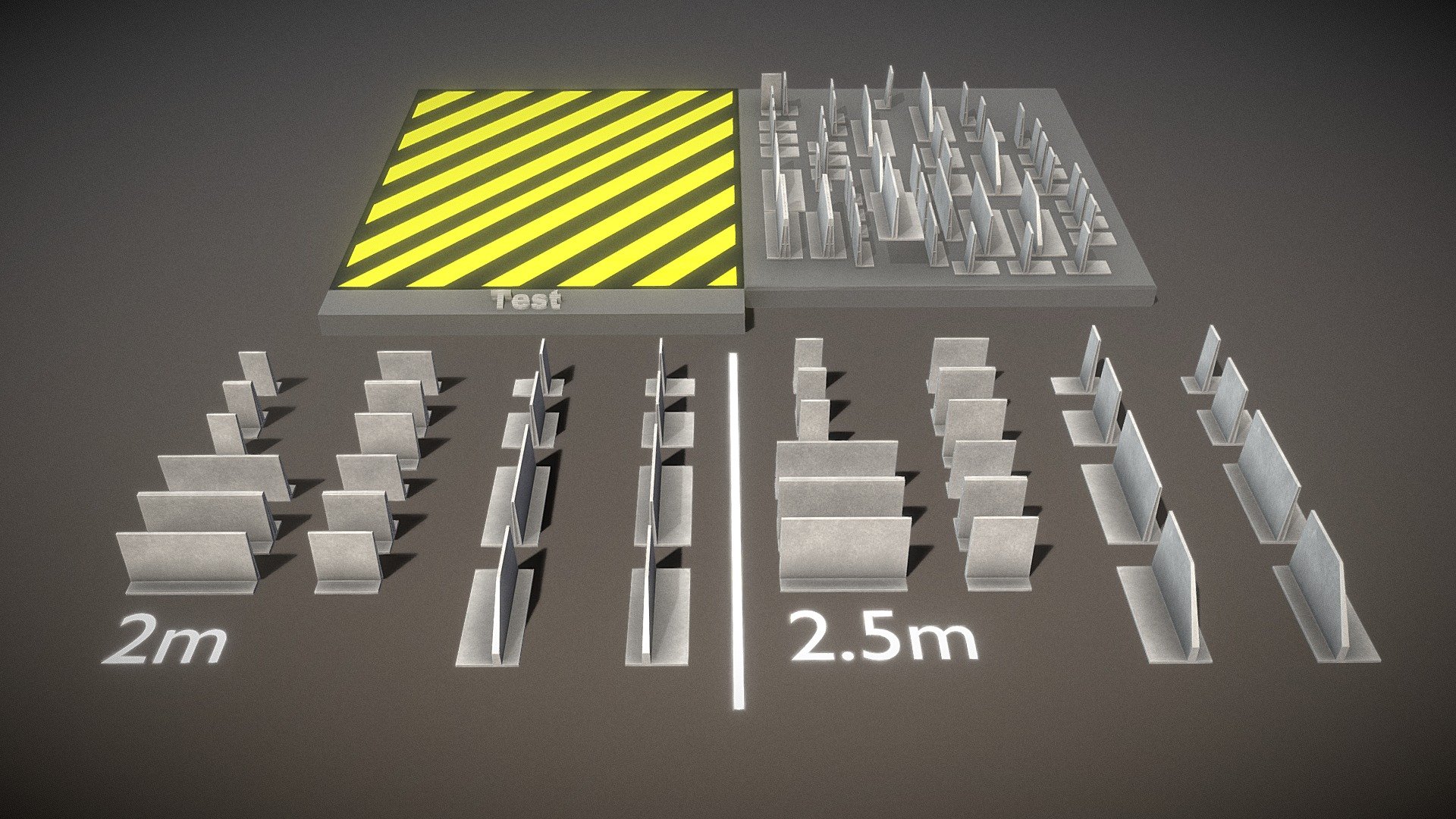 Concrete Storage Box Wall Components - Buy Royalty Free 3D model by VIS ...