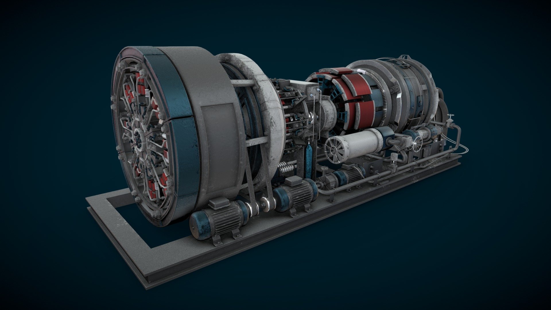 Machinery device - Buy Royalty Free 3D model by maxpsr [1a1e1cf ...