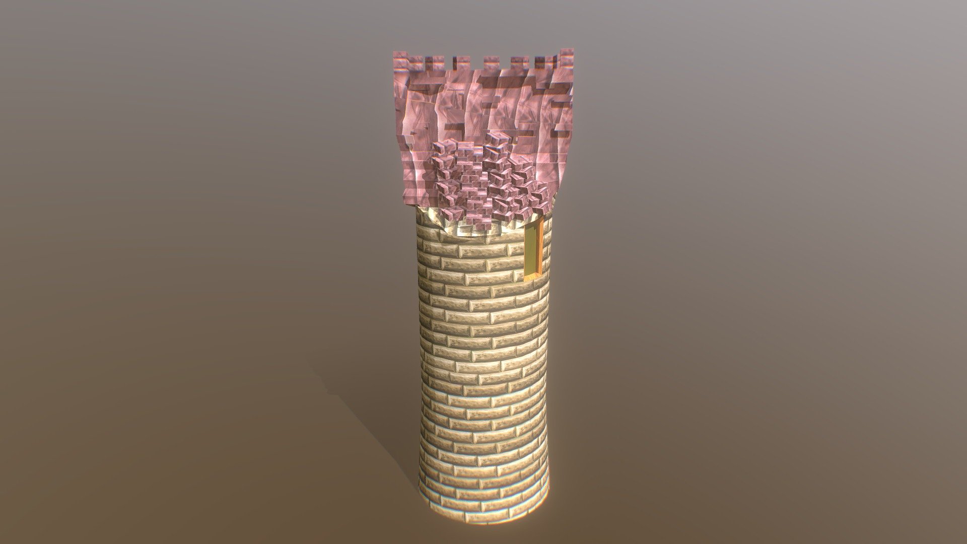 Broken Tower - Download Free 3D model by thierryvanrooijen [1a1f679 ...