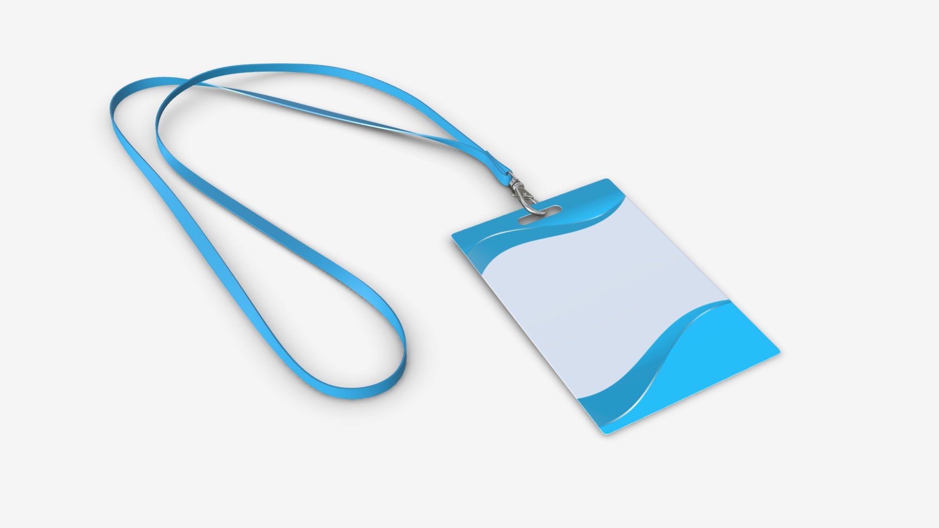 Identity card on strap large - Buy Royalty Free 3D model by HQ3DMOD ...