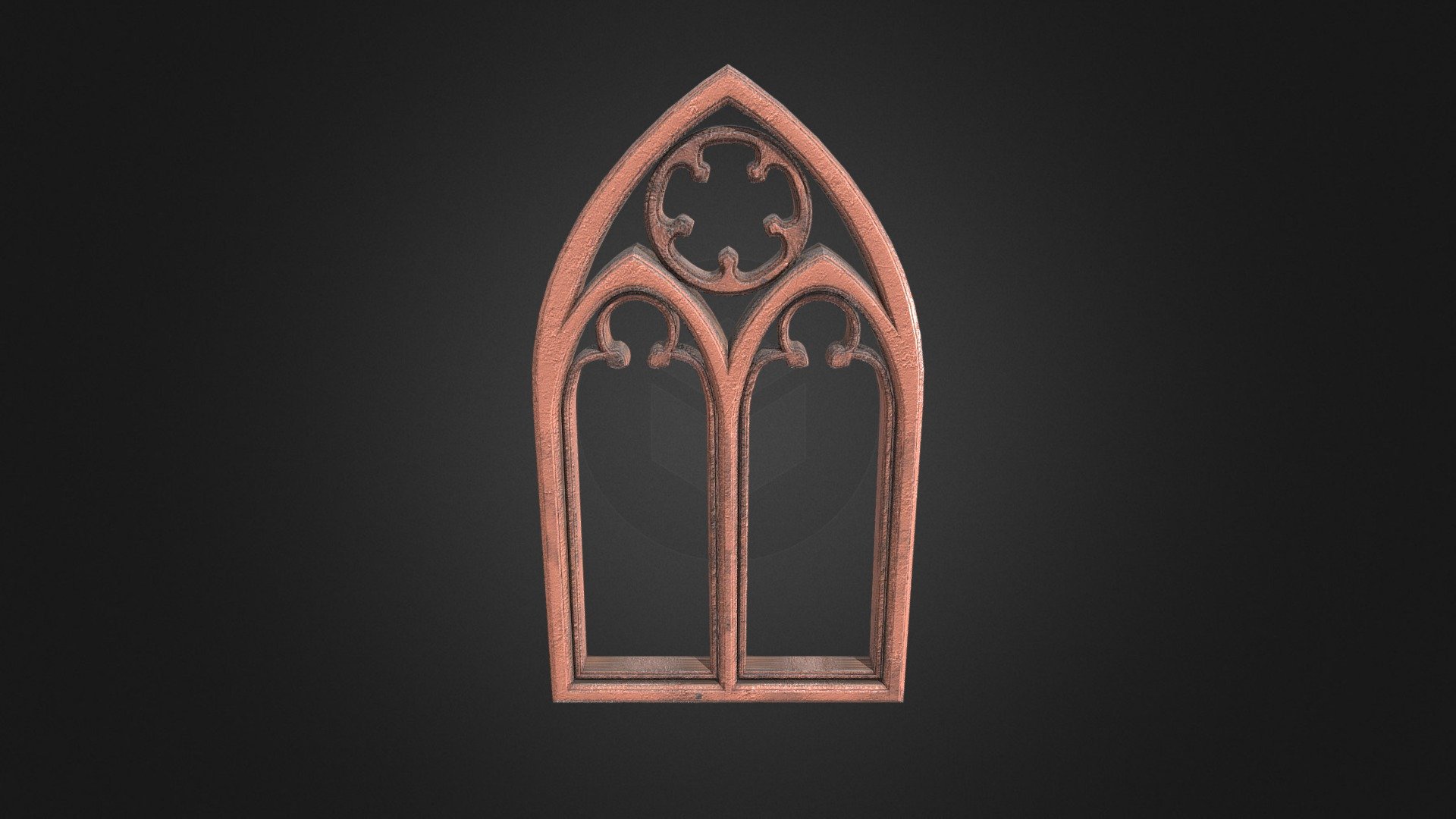 Gothic Window - 3D model by Dmitrijus Polonskis (@3dmi_pol) [1a27a2d ...