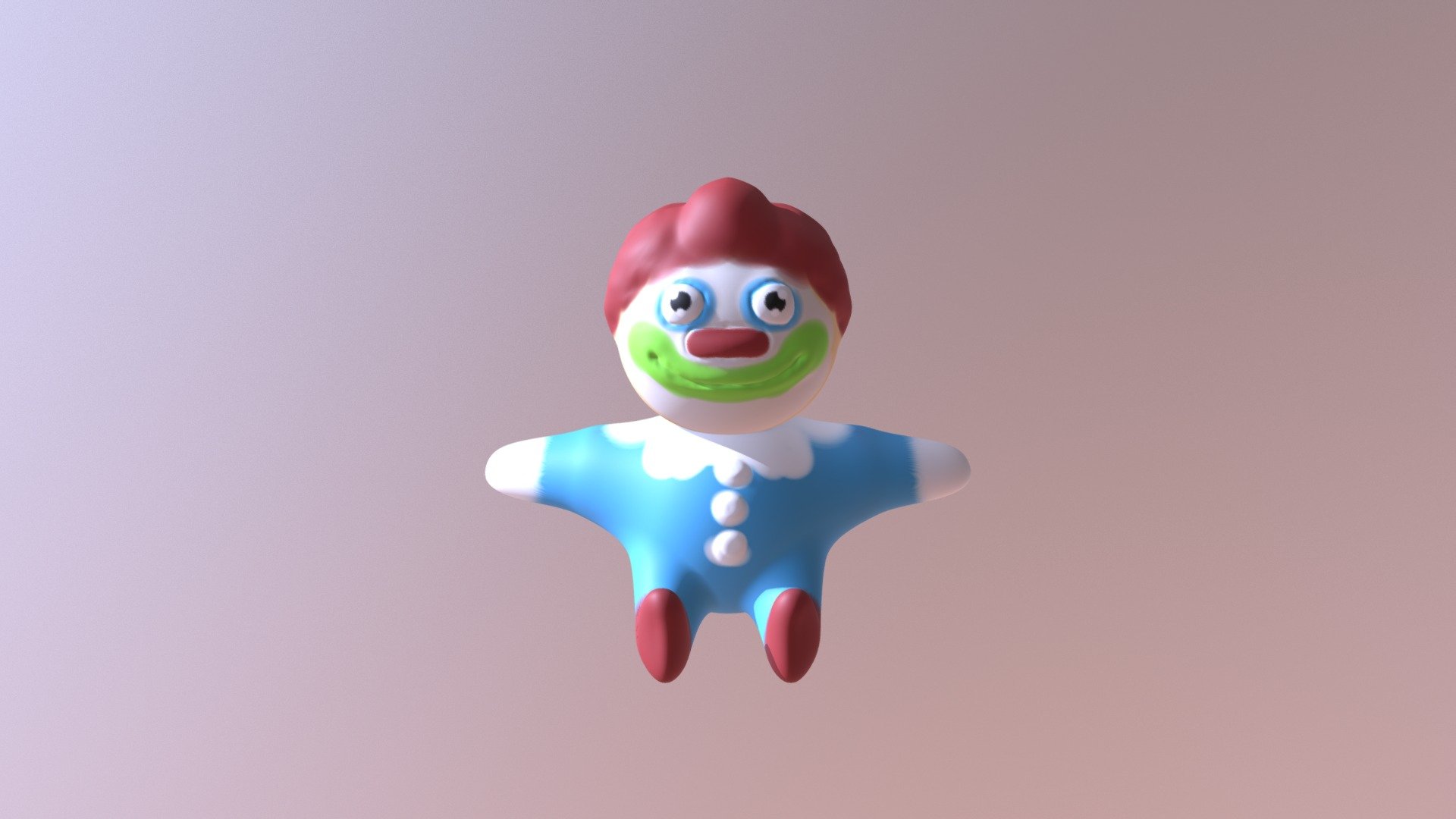 Clown - 3D model by HappyVibez [1a27bc6] - Sketchfab
