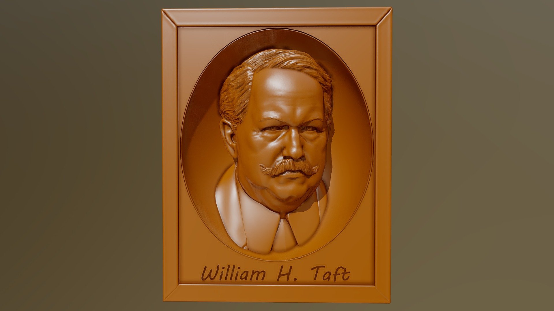 William Howard Taft - 3D model by kostikim [1a27f39] - Sketchfab
