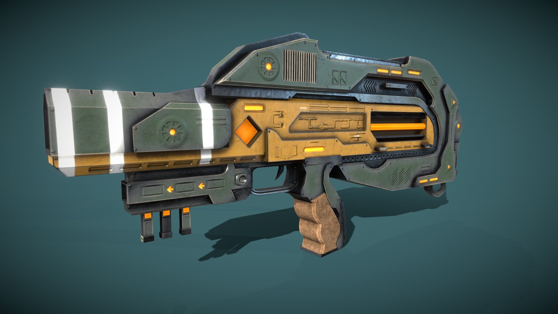 Fantasy Shotgun - Buy Royalty Free 3D model by SnowyTrain [1a27f93 ...