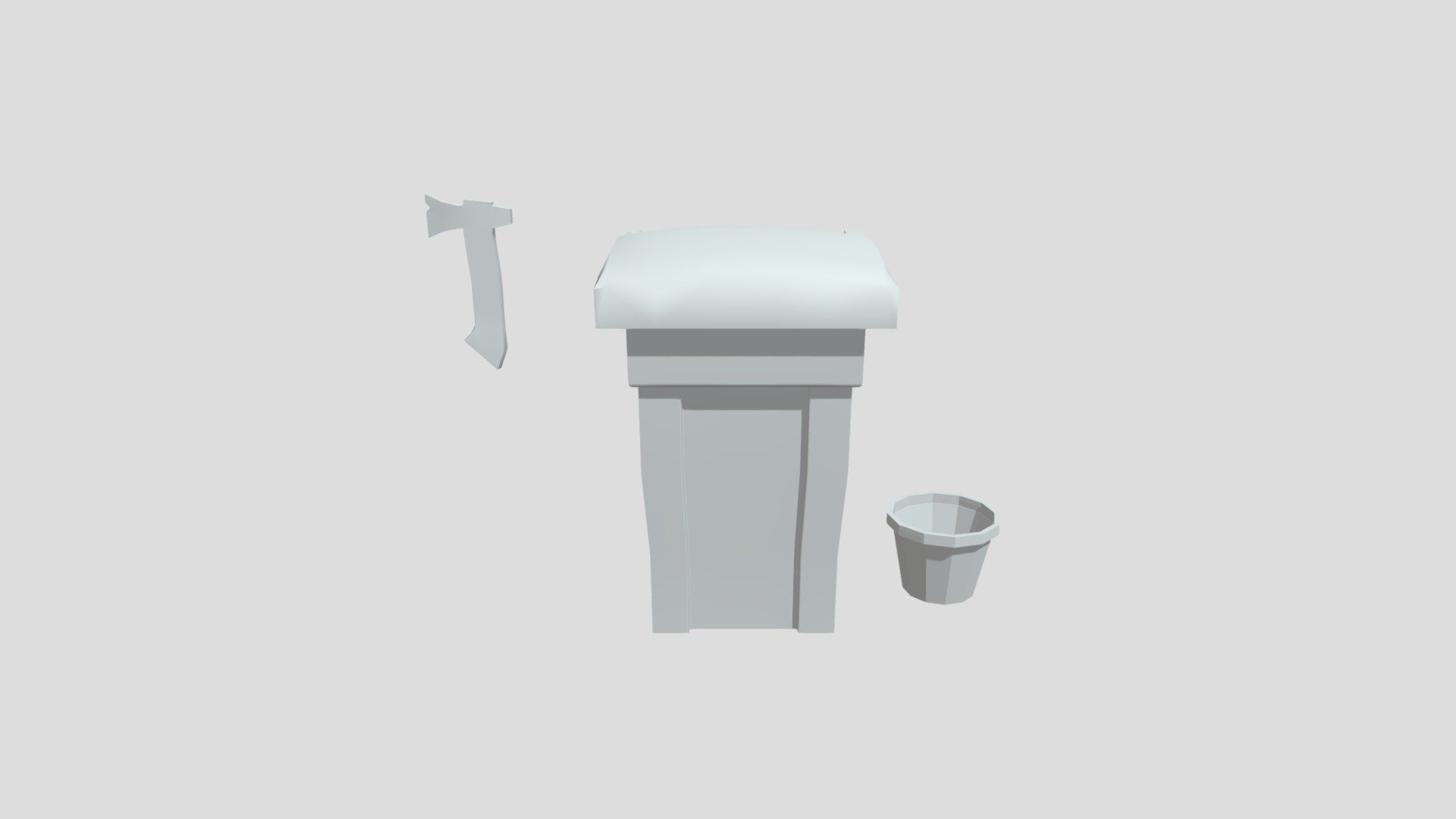 3 Simple Props - 3D model by Seppe_Mestdagh [1a2a038] - Sketchfab